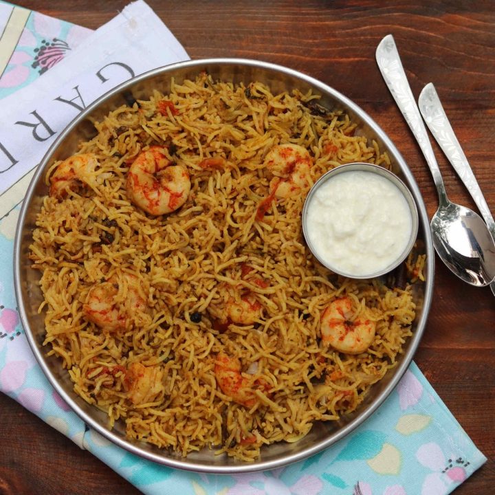 Prawn Biryani - FlavourRoll